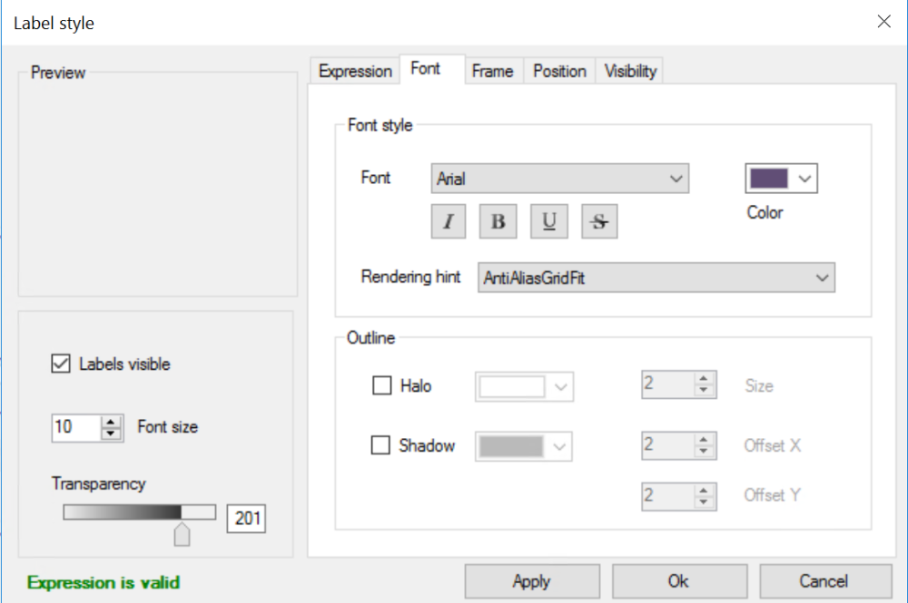 Label Examples - MapAnalyzer - 1
