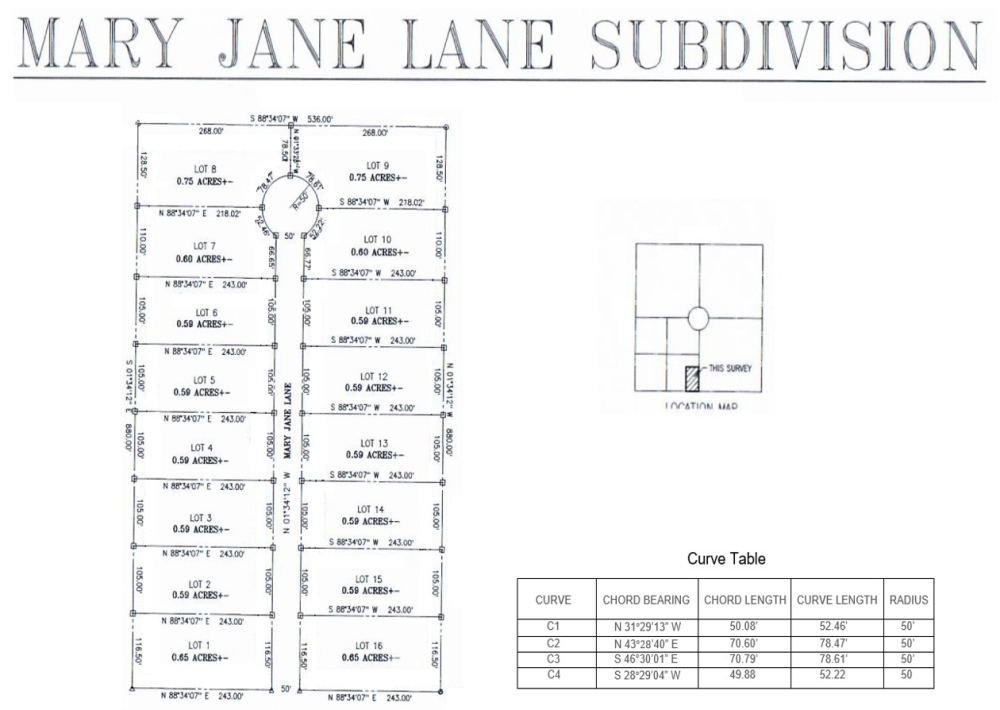 Curved Cul-de-sac Example ~ Video - MapAnalyzer - 1