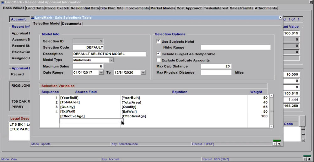 Direct Comparable Sales - Residential Appraisal File - 1