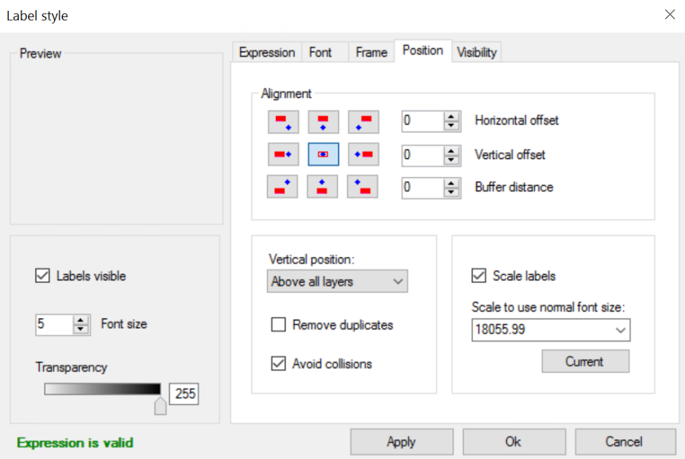 Label Creation - MapAnalyzer - 1