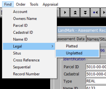 Unplatted - Assessment File - 1