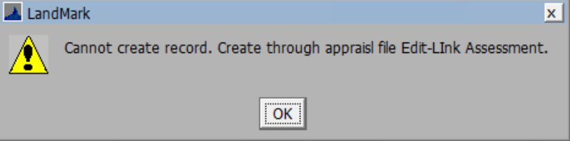 Linked Account Setup - Personal Property Appraisal File - 1