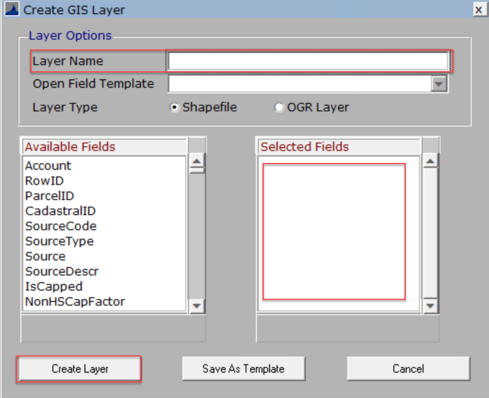 Creating Map Layer Using Review Code Index - Residential Appraisal File - 1