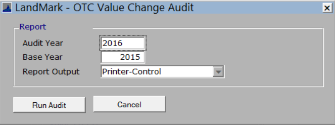 Valuation Change Audit - Assessment File - 1