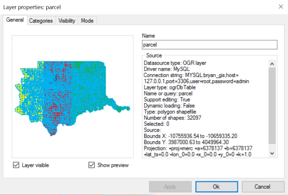 Properties - MapAnalyzer - 1