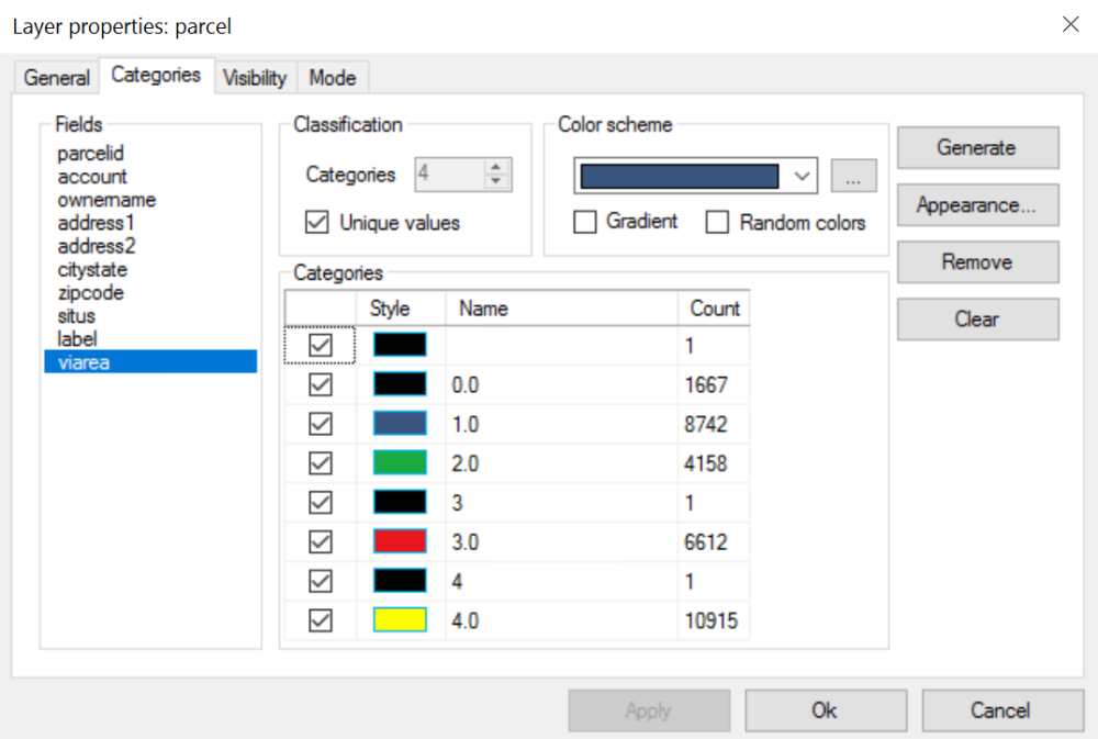 Properties - MapAnalyzer - 1
