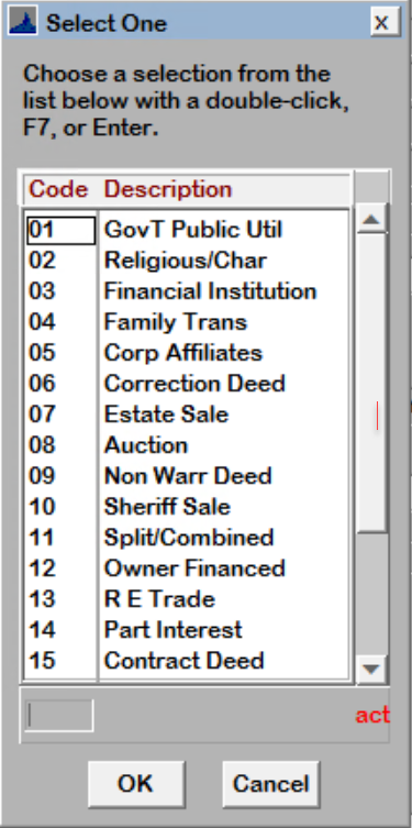 Instrument Data Tab - Sales File - 1