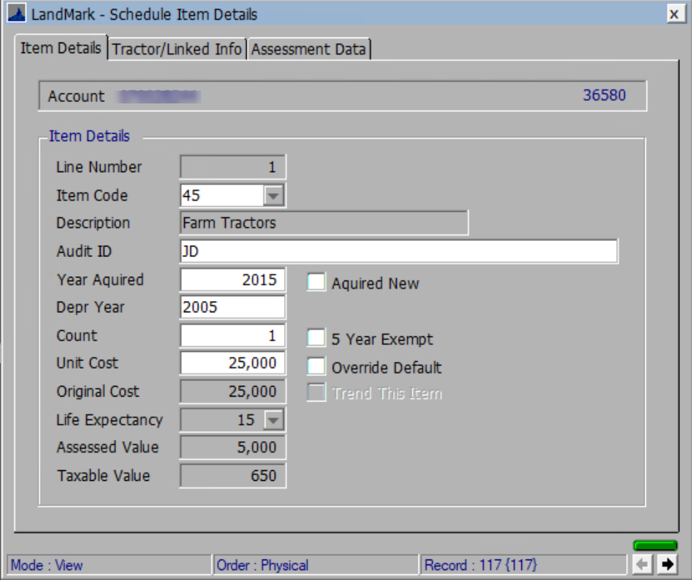 Schedule Items (Linked Tables) - Residential Appraisal File - 1 Schedule Items (Linked Tables) - Residential Appraisal File - 1