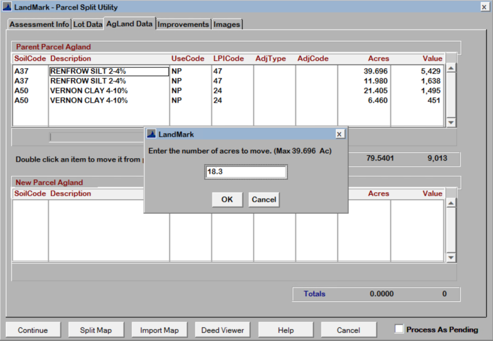 Split by using LandMark Split Utility - MapAnalyzer - 1