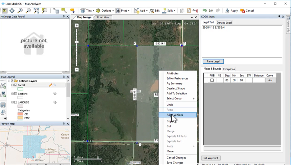 Split by Rectangular Survey ~ Video - MapAnalyzer - 1