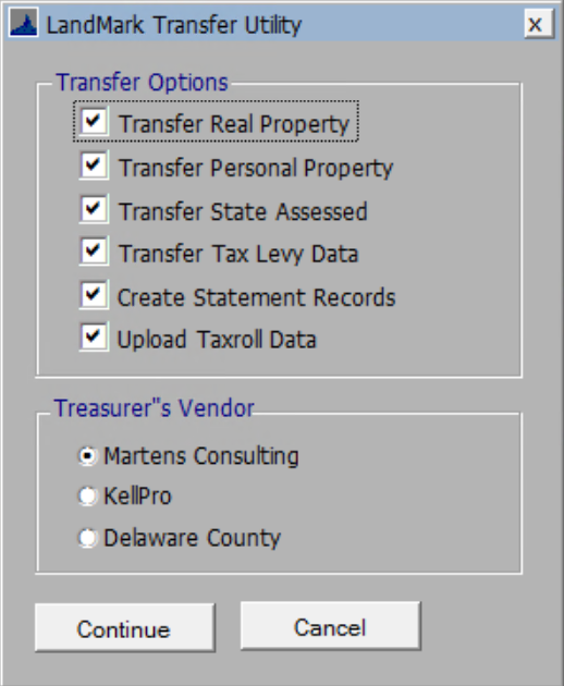 Tax Roll Creation - Assessment File - 1