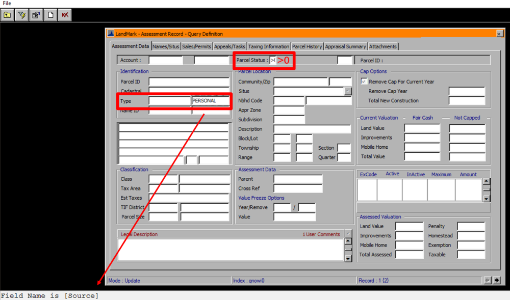 Type/Class Check – Index - Assessment File - 1