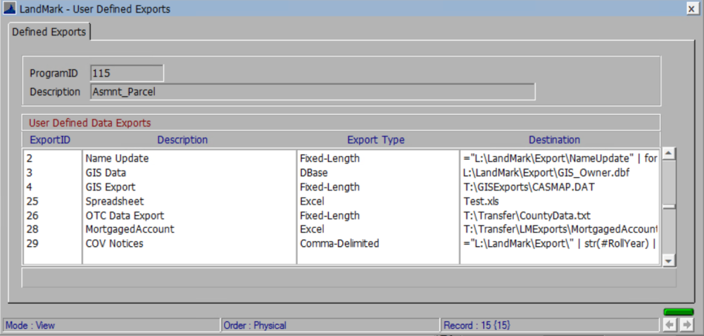 User-Defined Exports - Assessment File - 1