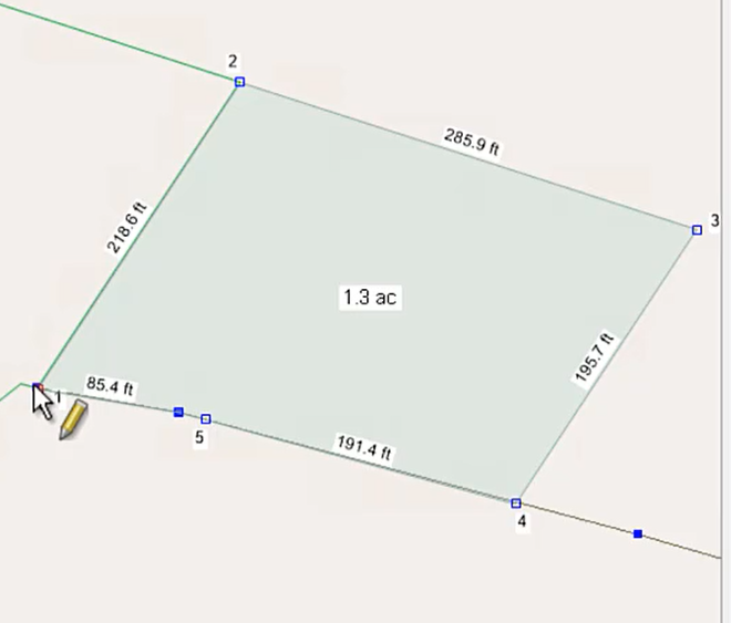 Uneven Line In Subdivision Example ~ Video - MapAnalyzer - 1
