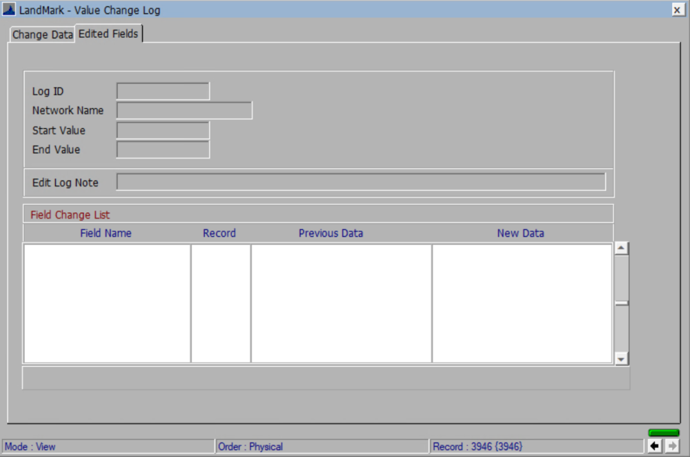 Value Change Log (Linked Tables) - Assessment File - 1