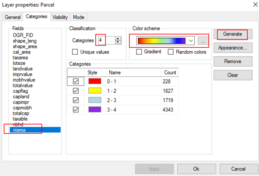 Printing a Visual Inspection Map - MapAnalyzer - 1