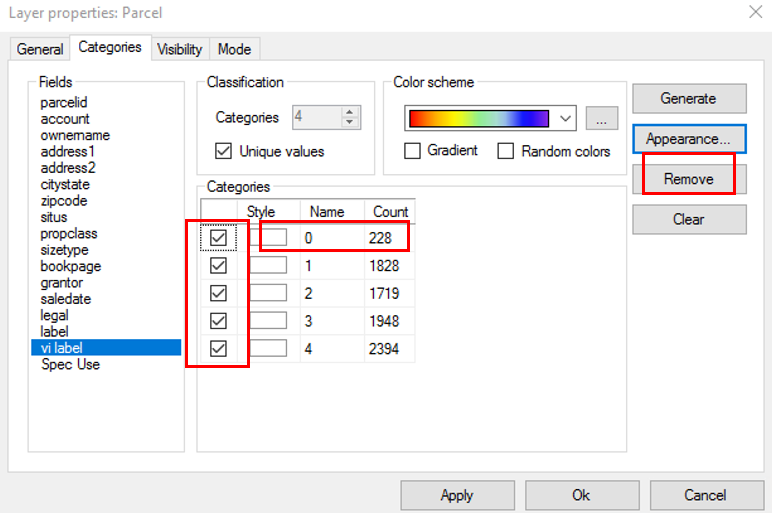 Printing a Visual Inspection Map - MapAnalyzer - 1