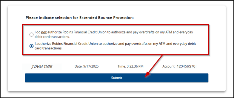 Bounce Protection - Digital Banking User Guide - 1