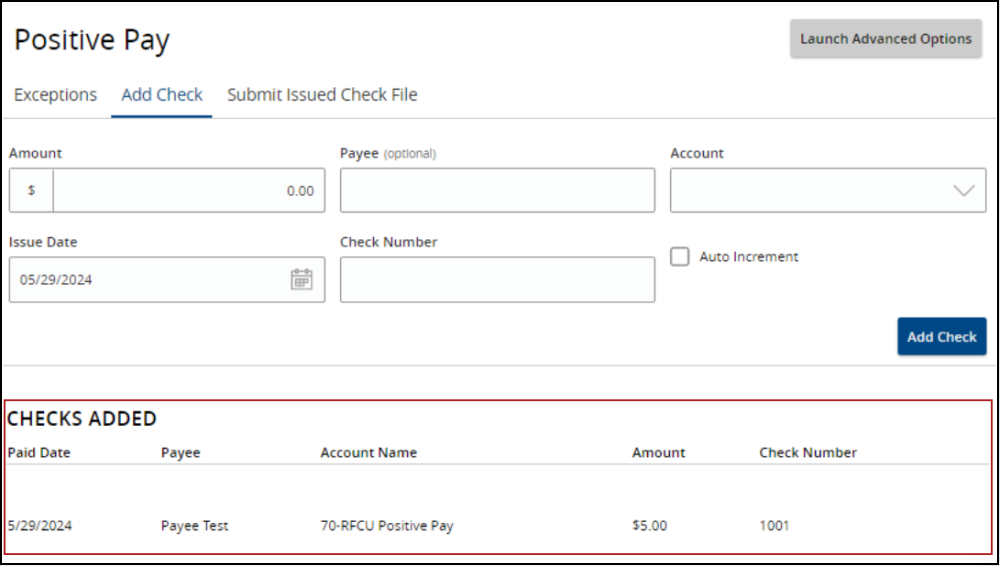 Positive Pay - Digital Banking User Guide - 1