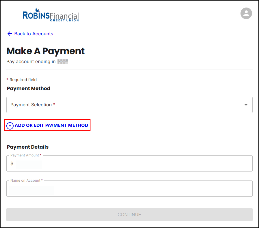 Express Pay (one-time payment option) - Digital Banking User Guide - 1