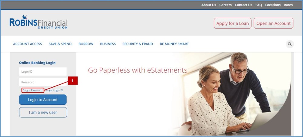Forgot Password - Digital Banking User Guide - 1