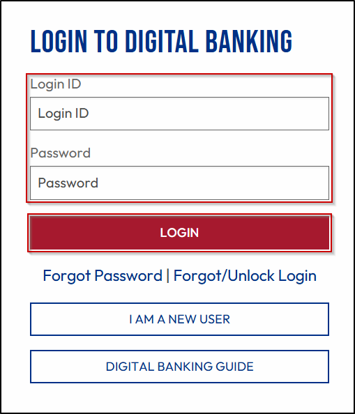 Logging On - Digital Banking User Guide - 1