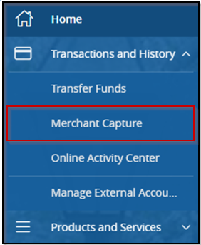 Merchant Capture - Digital Banking User Guide - 1