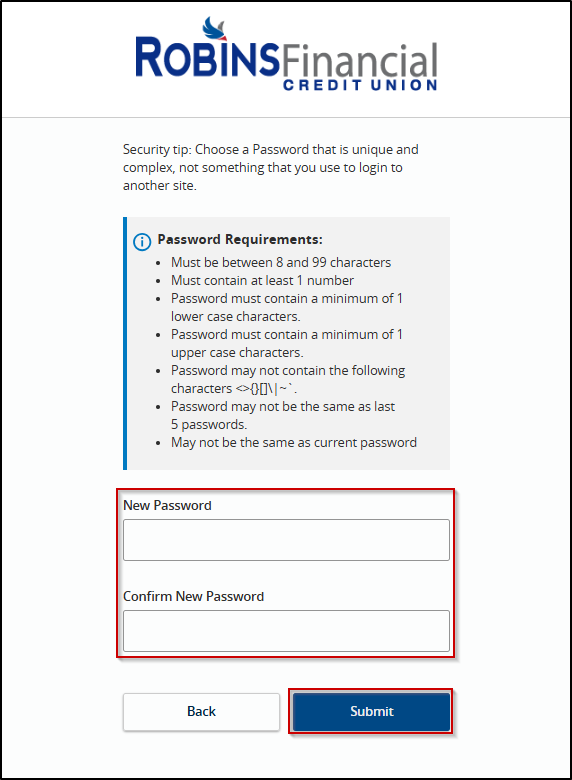Forgot Password - Digital Banking User Guide - 1