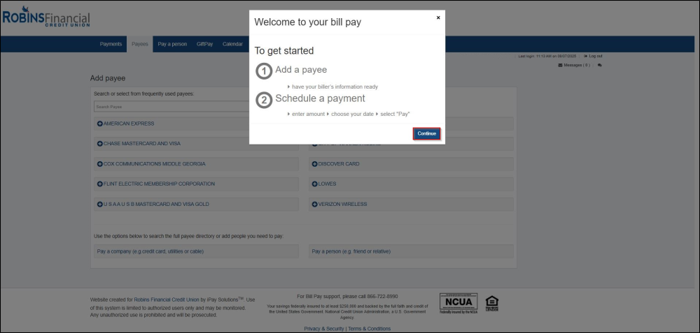 Bill Pay - Digital Banking User Guide - 1