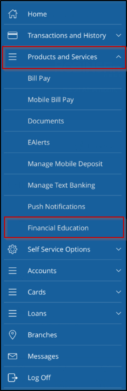 Financial Education - Digital Banking User Guide - 1