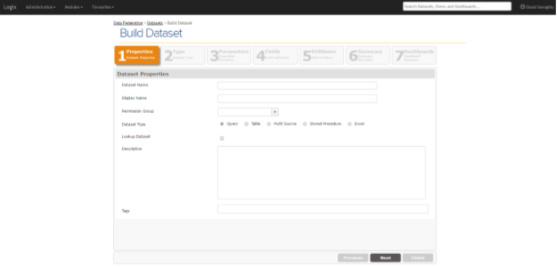 Create a New Dataset - Nathean Analytics - CustomerBuild