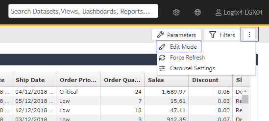 Edit Mode - Nathean Analytics - CustomerBuild