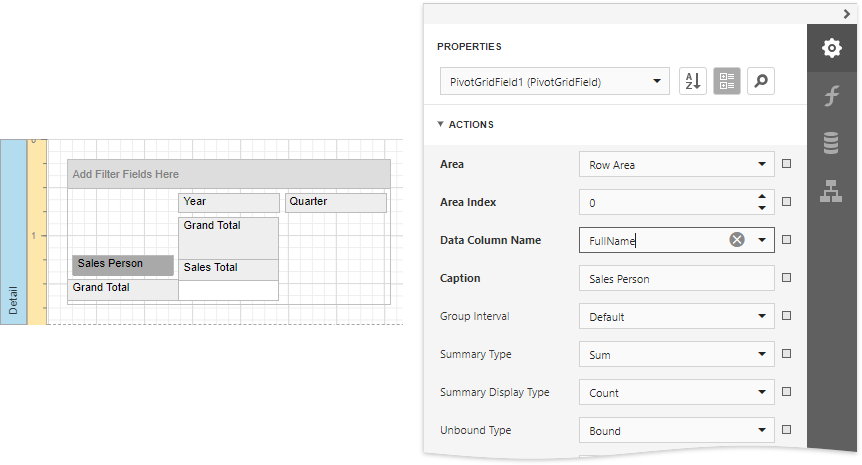 Create a Pivot Grid - Nathean Analytics - CustomerBuild