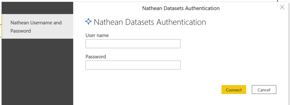 Updating Credentials - Nathean Analytics - CustomerBuild