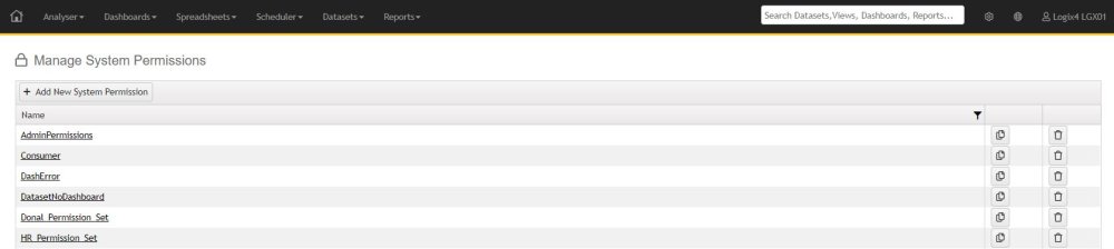 System Permissions - Nathean Analytics - CustomerBuild