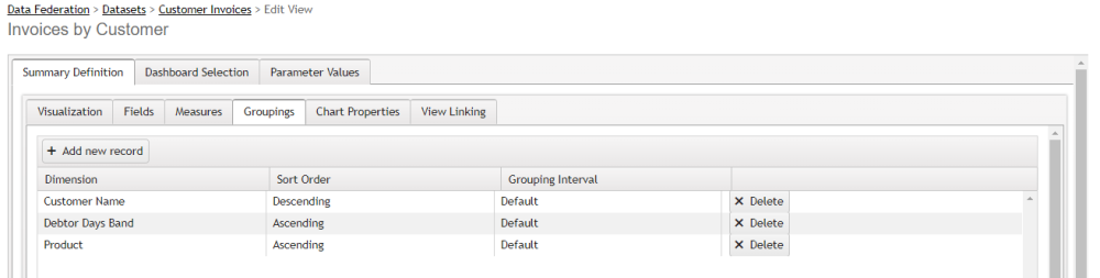 Drilling into a View - Nathean Analytics - CustomerBuild