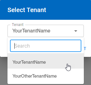 Logging into a Pure Access Cloud tenant - Pure Access Product Manual - 1