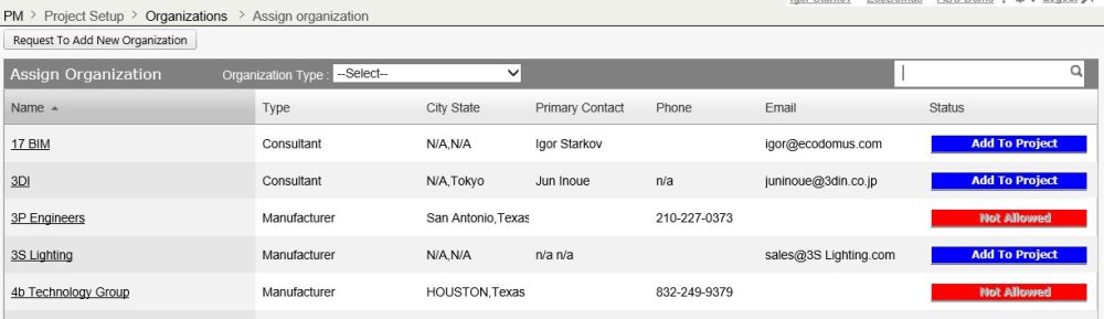 Project Setup - EcoDomus - 1