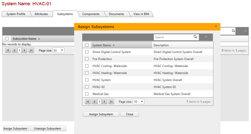 COBie: System and Zone - EcoDomus - 1