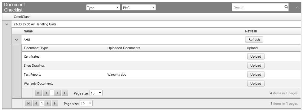 Reports: Documents Checklist - EcoDomus - 1
