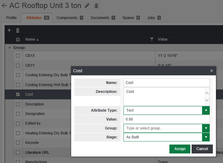 COBie: Type - EcoDomus - 1