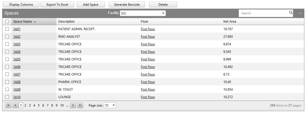 COBie: Space - EcoDomus - 1