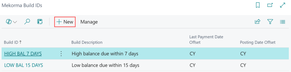 Creating a Build ID - Payment Hub for Business Central User Guide - Version 1