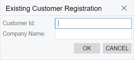 Existing Registration - Vendor Validation for Acumatica User Guide - v1