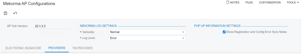 Configuring Mekorma Vendor Validation - Vendor Validation for Acumatica User Guide - v1