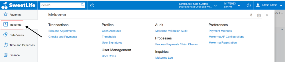 Registering Mekorma Vendor Validation - Vendor Validation for Acumatica User Guide - v3