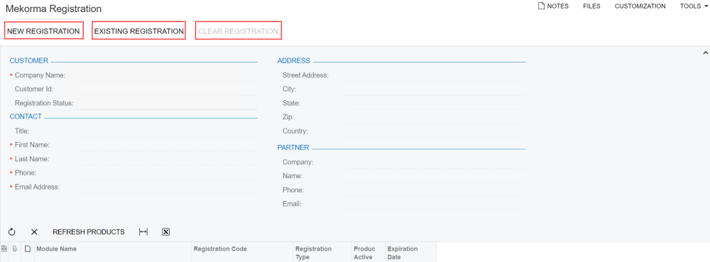 Registering Mekorma Vendor Validation - Vendor Validation for Acumatica User Guide - v3