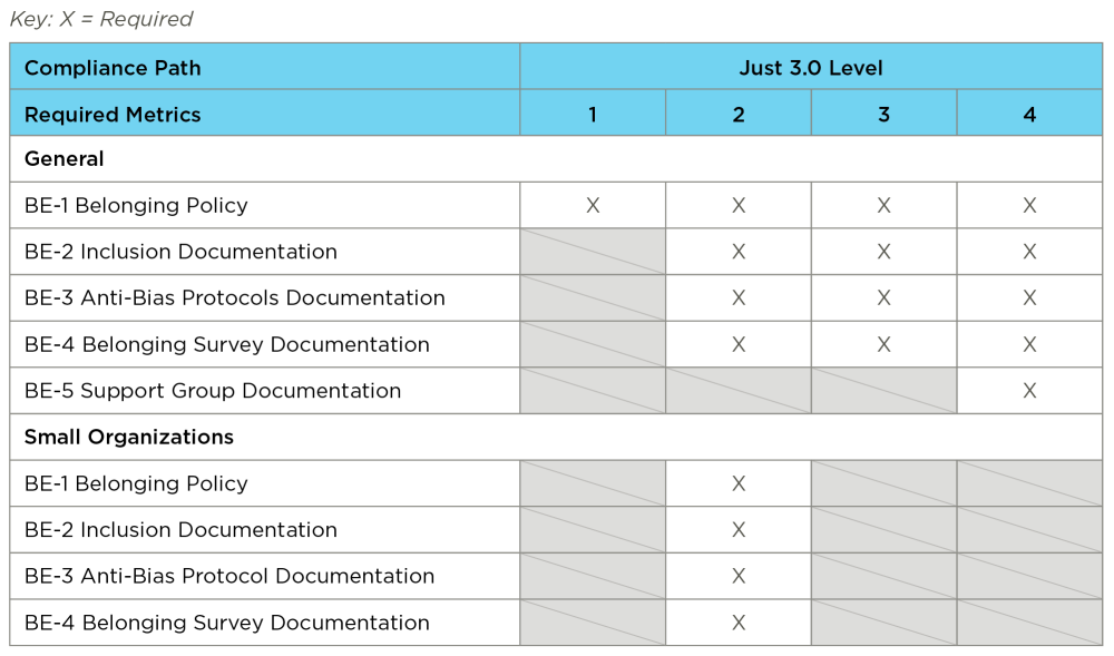 Documentation Requirements - Just 3.0 Program Manual - April 2025