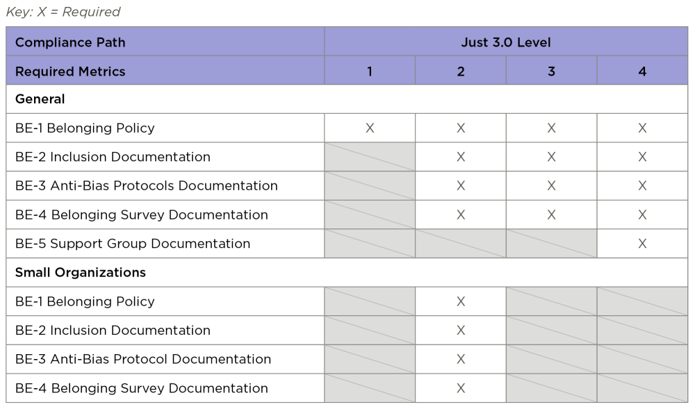 Documentation Requirements - Just 3.0 Program Manual - July 2025