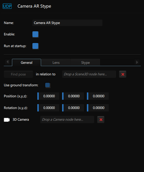 Camera AR Stype - Modulo Kinetic user manual - V4